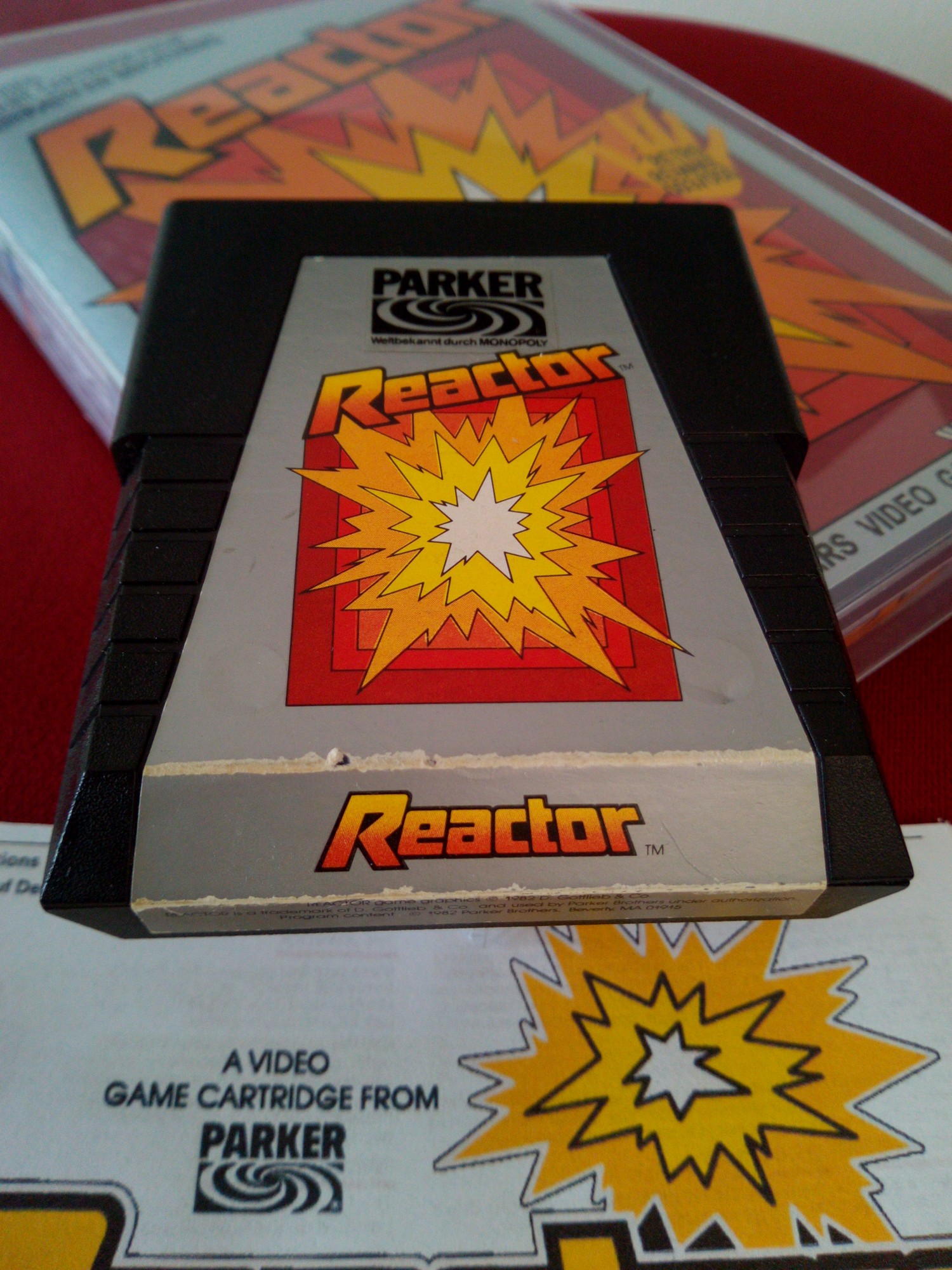 Atari VCS2600/7800 game REACTOR #1 – \X4a